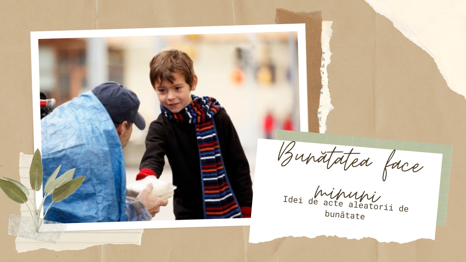 Bunătatea face minuni. Acte aleatorii de bunătate – CristinaJoy.ro blog ...